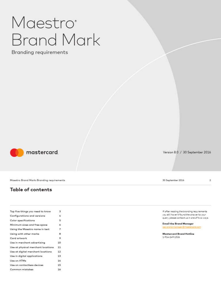 Ms Brandmark Guidelines v8 | PDF | Credit Card | Master Card