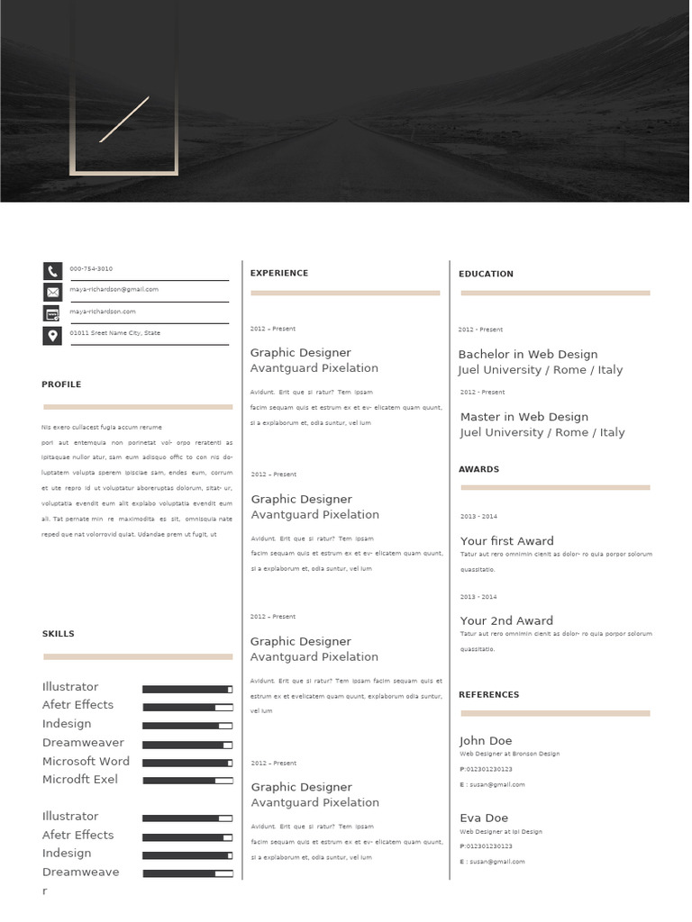 Resume Maya A4 | PDF