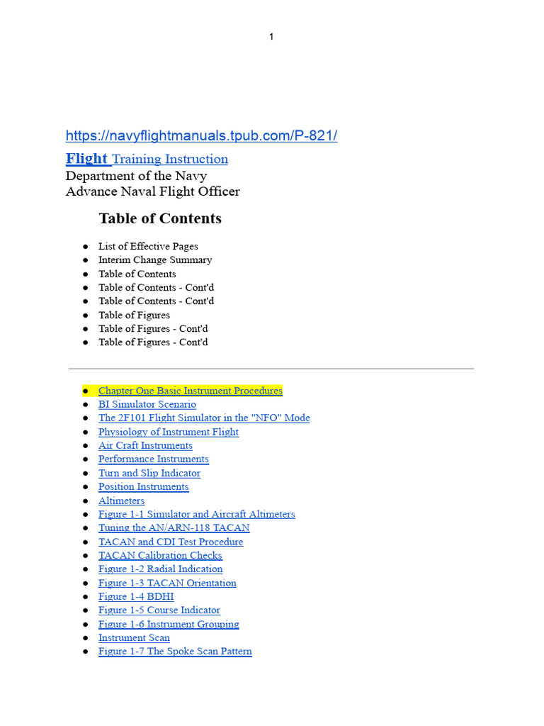 CNATRA Flight Training Instruction | PDF | Instrument Flight Rules | Aerospace Engineering