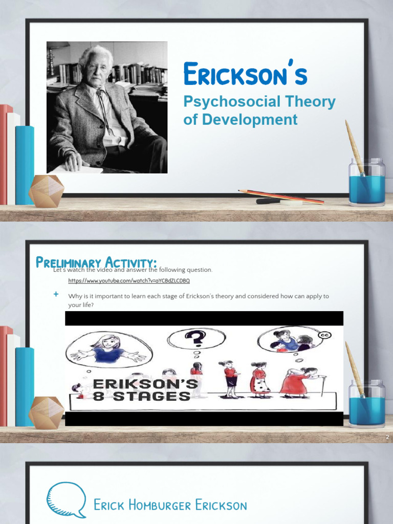 Erikson's Stages of Psychosocial Development | PDF | Intimate ...