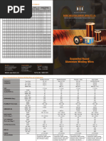 Enamelled Copper Wire SWG Sizes Chart | PDF