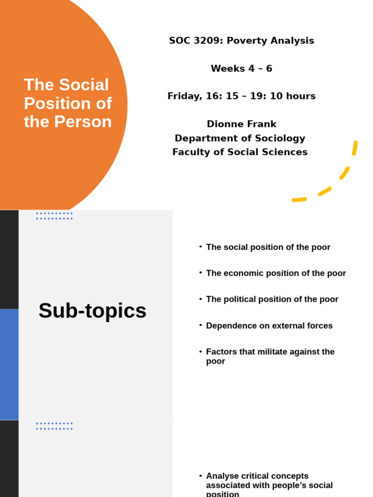 Social Position | PDF | Social Stratification | Poverty