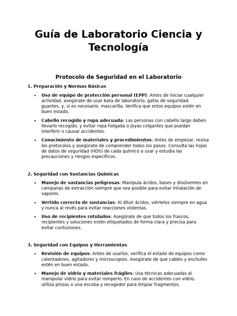 Guía de Laboratorio CT- Extraccion de ADN | PDF | Laboratorios | Primeros auxilios