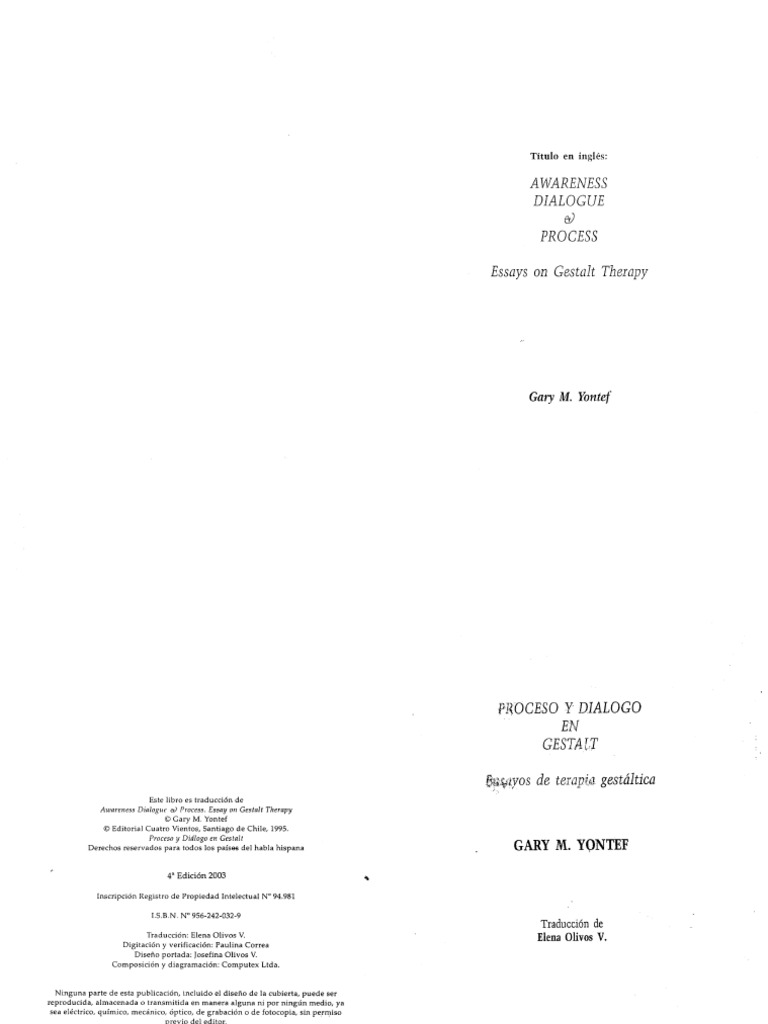 Yontef Gary M-Proceso y Dialogo-1995 | PDF