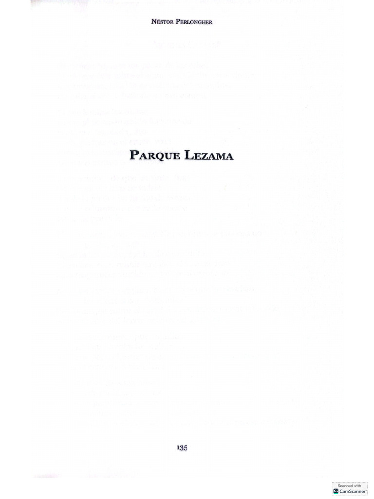 Parque Lezama | PDF