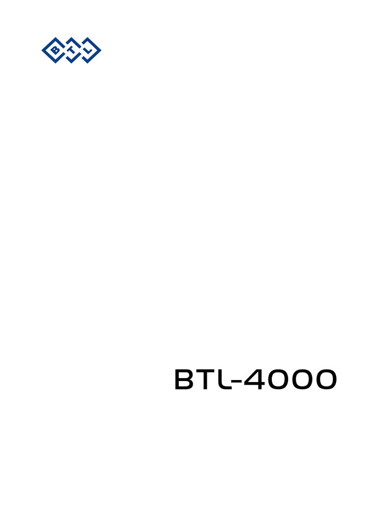 BTL-4000 Fisioterapia | PDF | Cambiar | Batería recargable