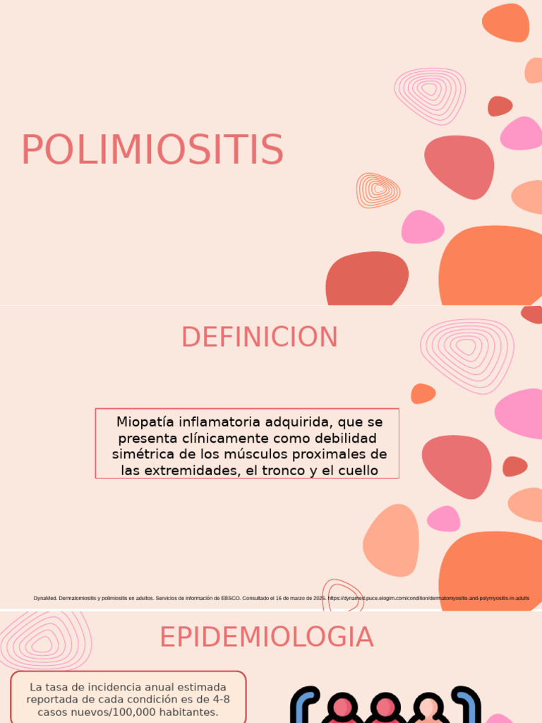 POLIMIOSITIS | PDF | Inflamación | Especialidades Medicas