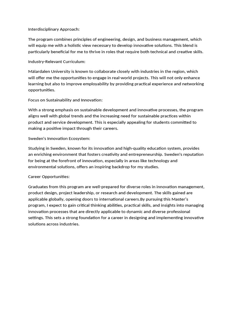 Interdisciplinary Approach | PDF