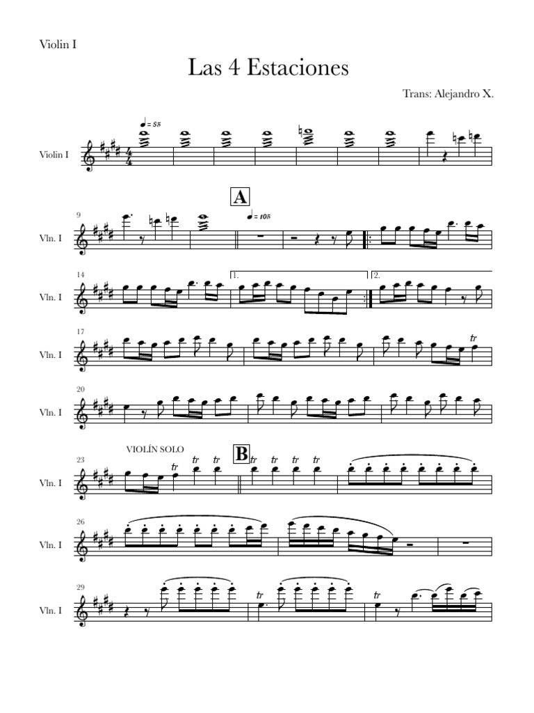 Las 4 Estaciones de Vivaldi - Mariachi Sonidos de America - by ...