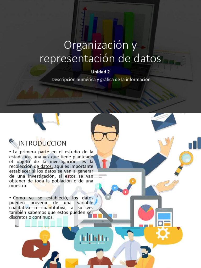 Organización de Datos y Gráficas en Estadística | PDF | Sicología