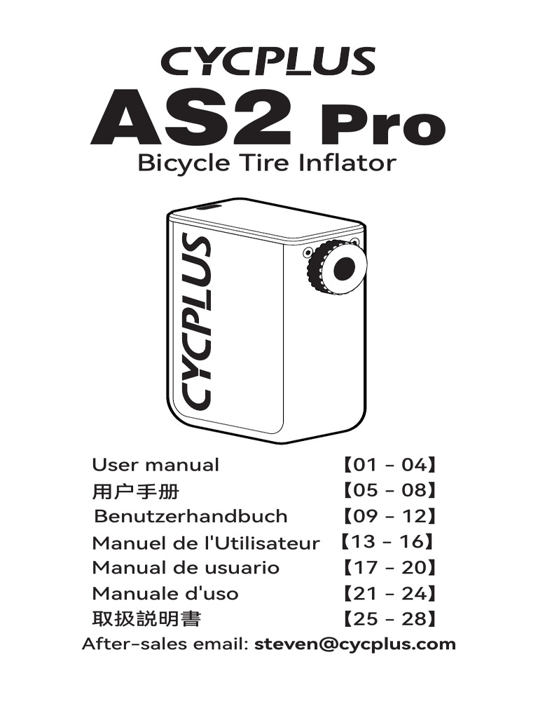 CycPlus AS2 Pro User Manual | PDF | Valve | Gas Technologies