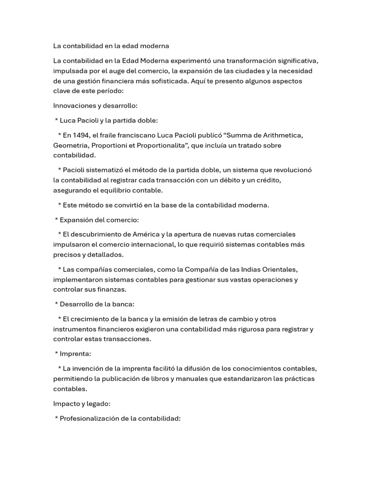 6.contabilidad en La Edad Moderna | PDF | Contabilidad | Contador