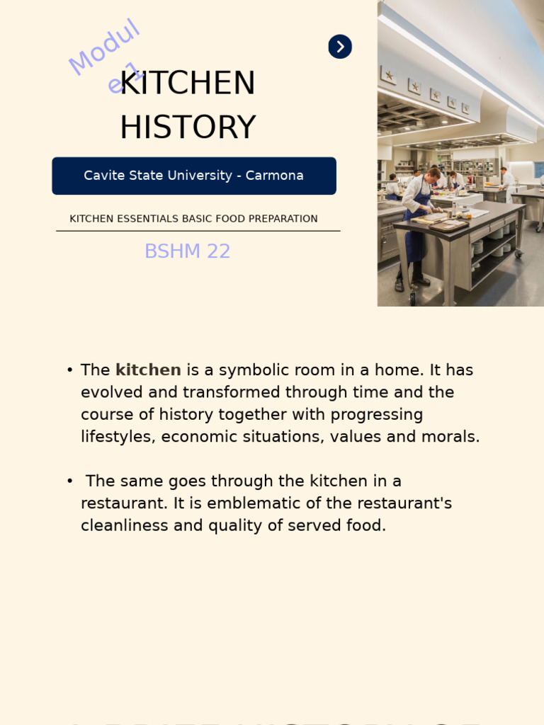 Evolution of Kitchen Design History | PDF | Kitchen | Stove