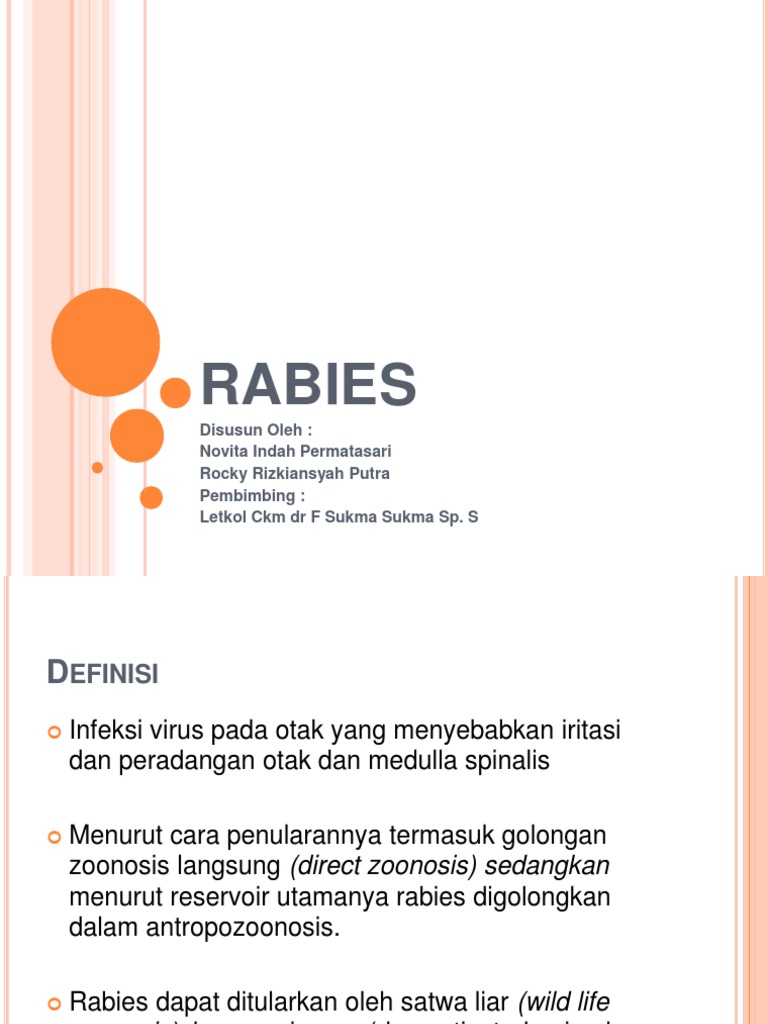 Panduan Lengkap tentang Rabies | PDF