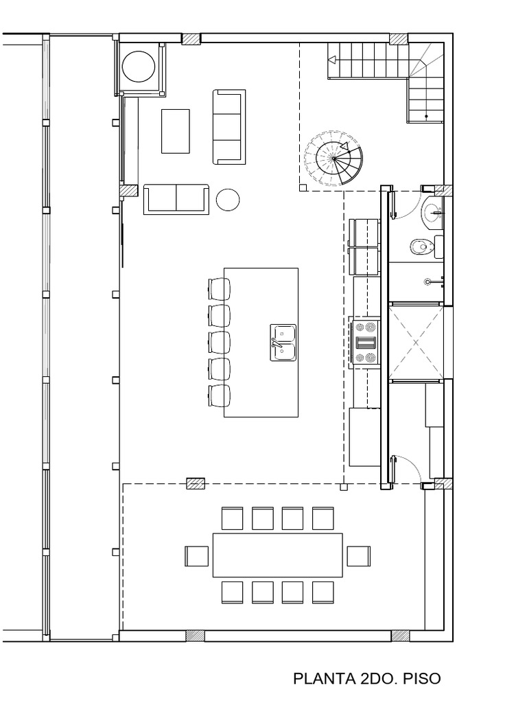 Planta Equipada PDF 2do Piso | PDF