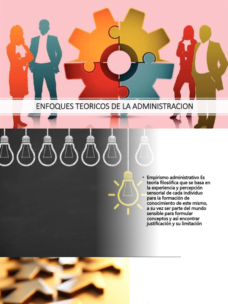Enfoques Teoricos de La Administracion | PDF