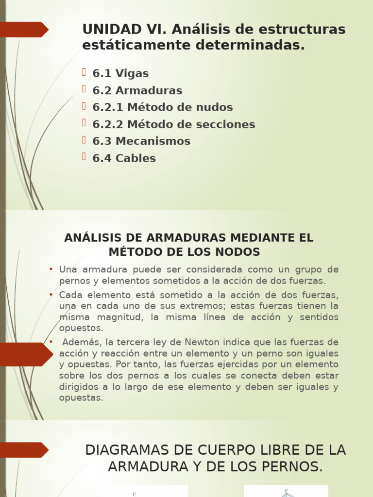 Analisis de Armaduras | PDF | Braguero | Fuerza