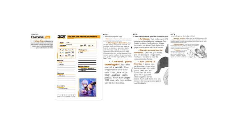 3D&T Victory - Ficha Inicial Asin | PDF