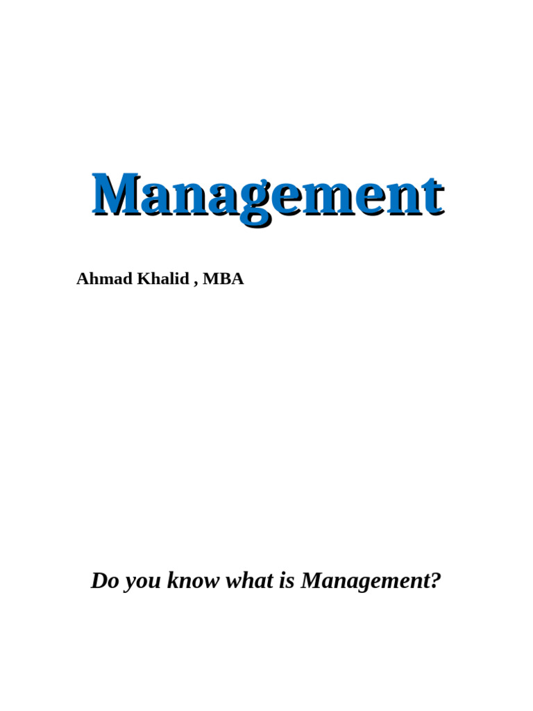 Essential Management Skills and Functions | PDF | Goal | Skill