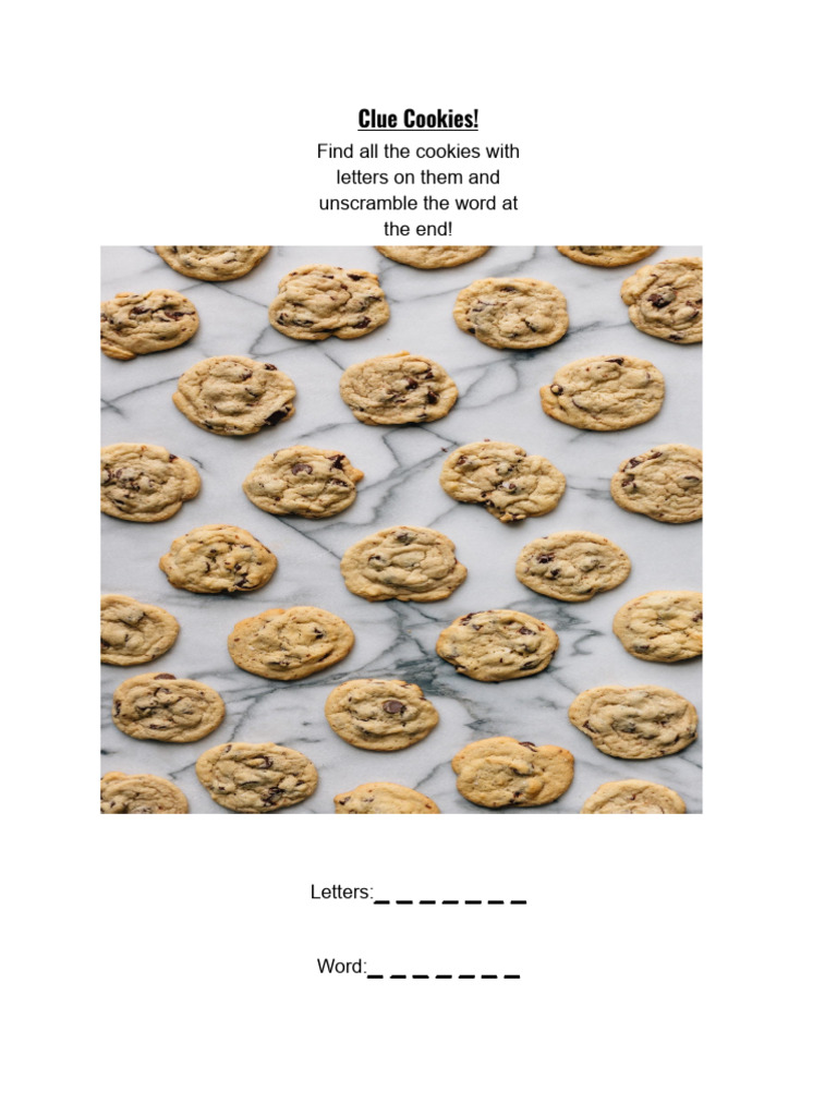 Clue Cookies | PDF