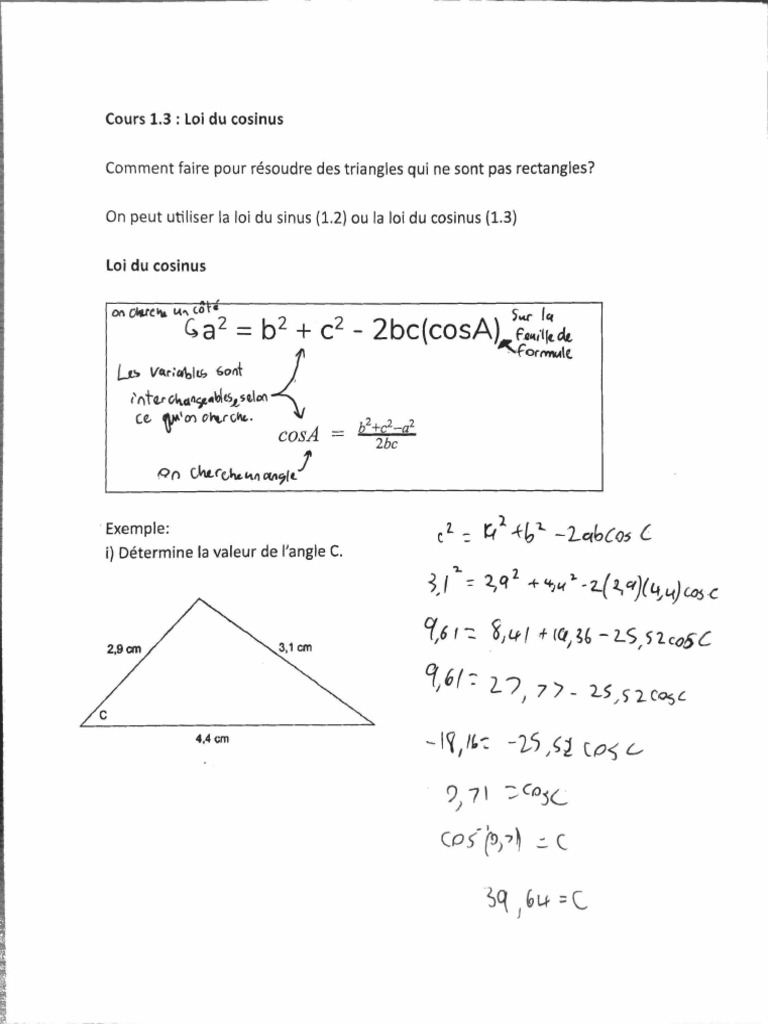 Copie de Corrigé 1.3 | PDF