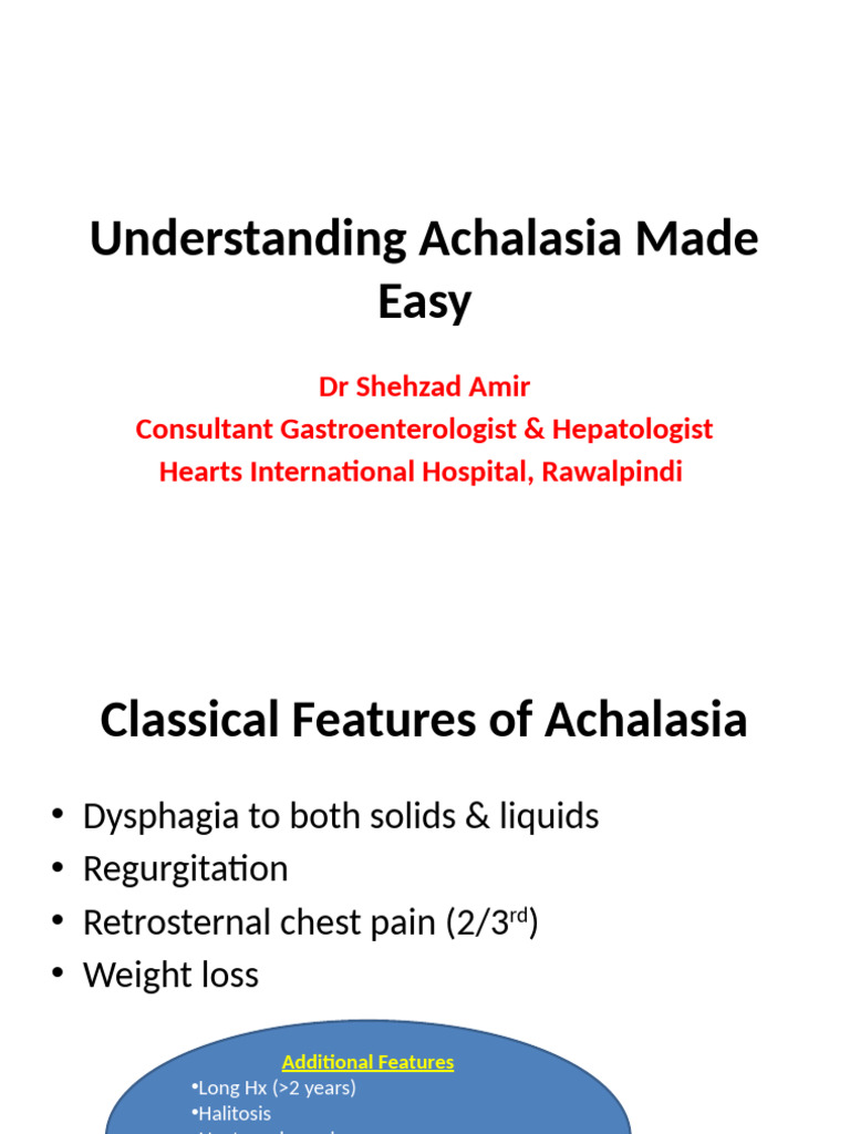 Achalasia-1 | PDF | Digestive Diseases | Gastroenterology