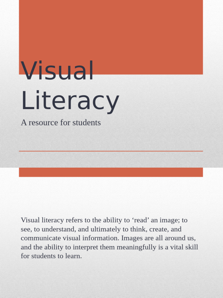 Visual Literacy Student Resource (2) | PDF | Composition (Visual Arts ...