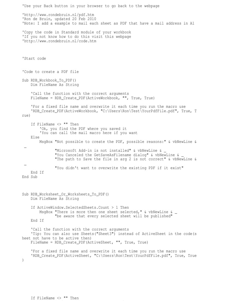 PDF Examples | Filename | Computer File