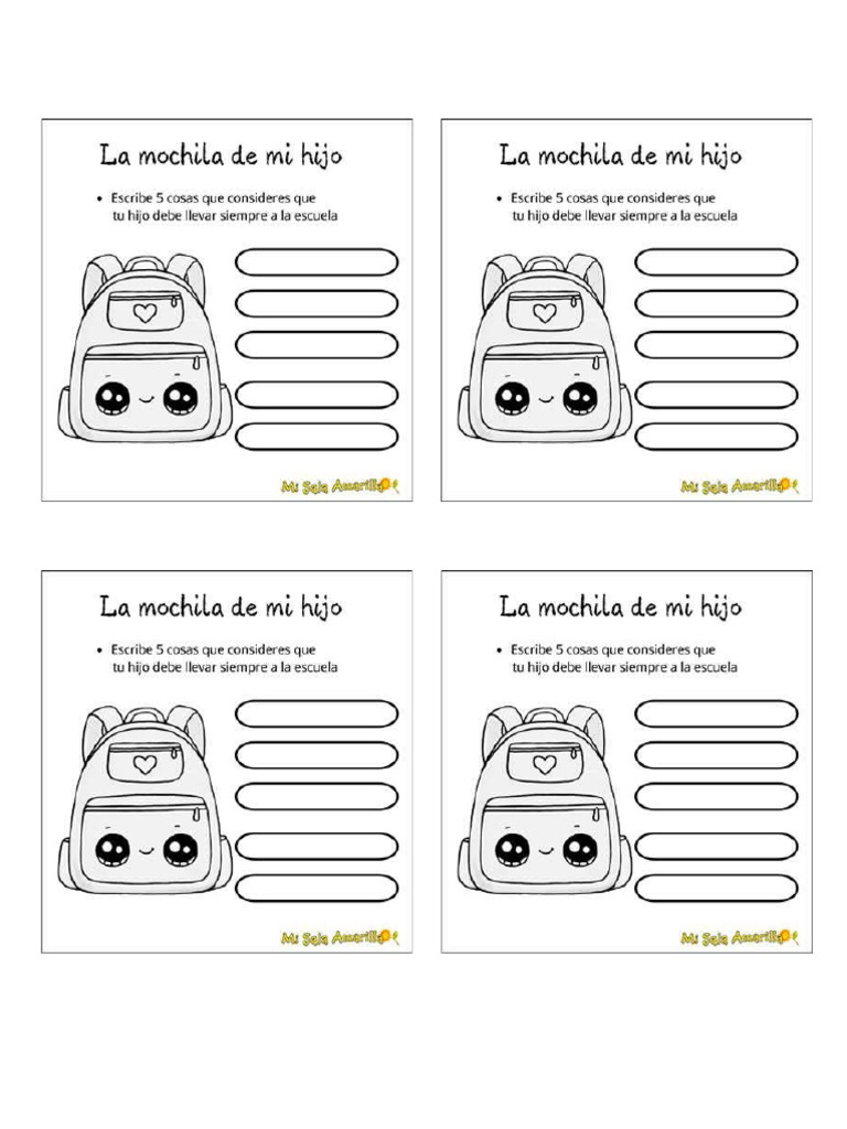 Dinamica La Mochila | PDF