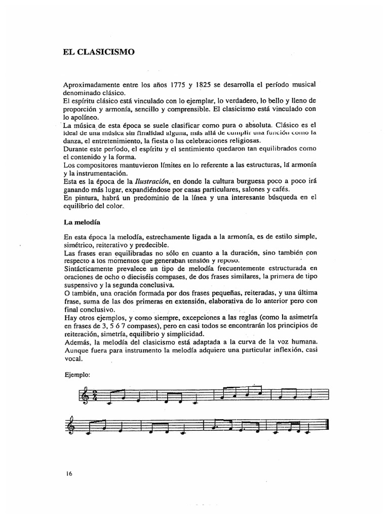 Clasicismo | PDF