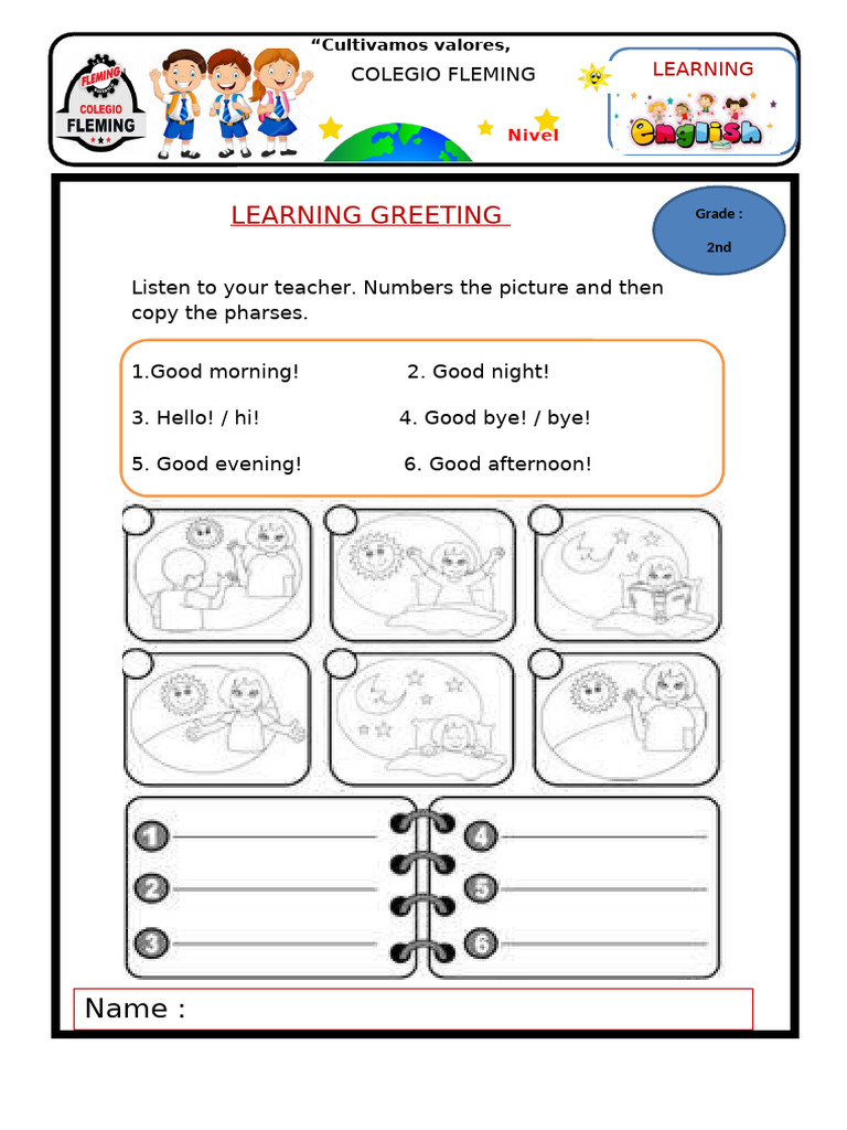 LEARNING GREETING | PDF