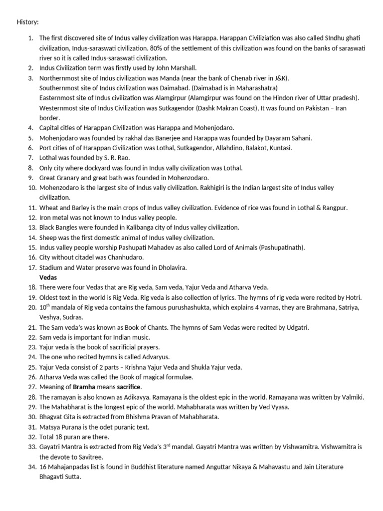 General Knoledge | PDF | Vedas