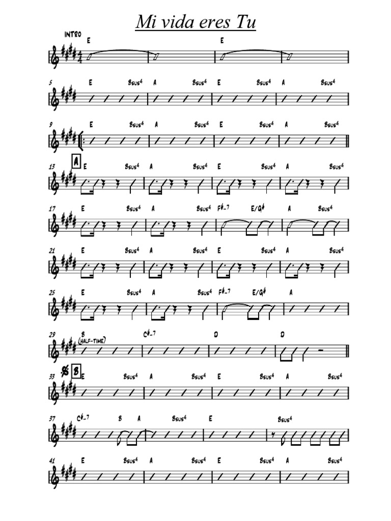Mi Vida Eres Tu | PDF