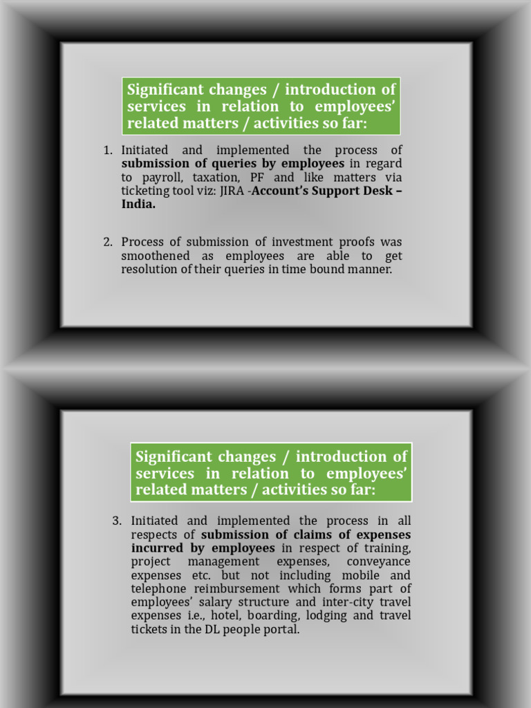 Introduction of Services of Employees Matters by Dipesh | PDF