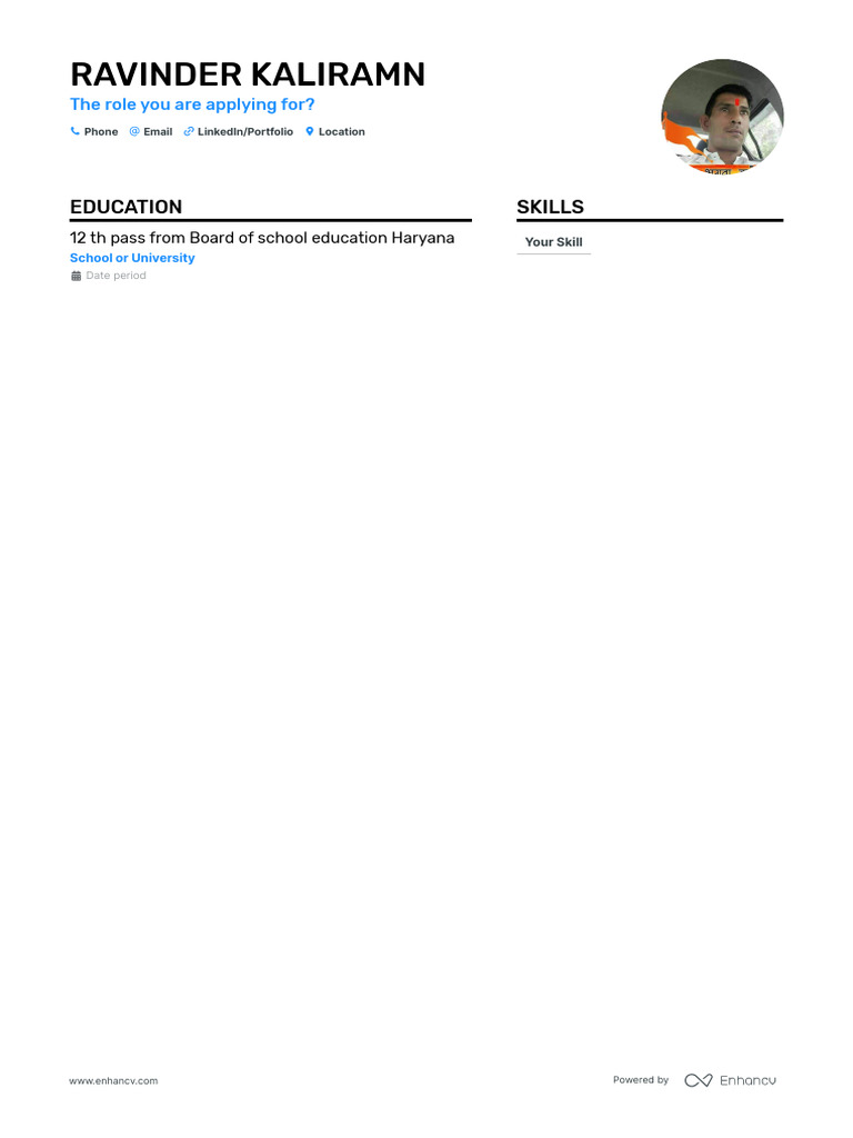 Ravinder Kali Ram N Resume | PDF