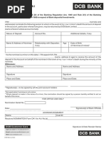 Nomination Forms For Add Nominee (Da1) | PDF | Deposit Account | Banks