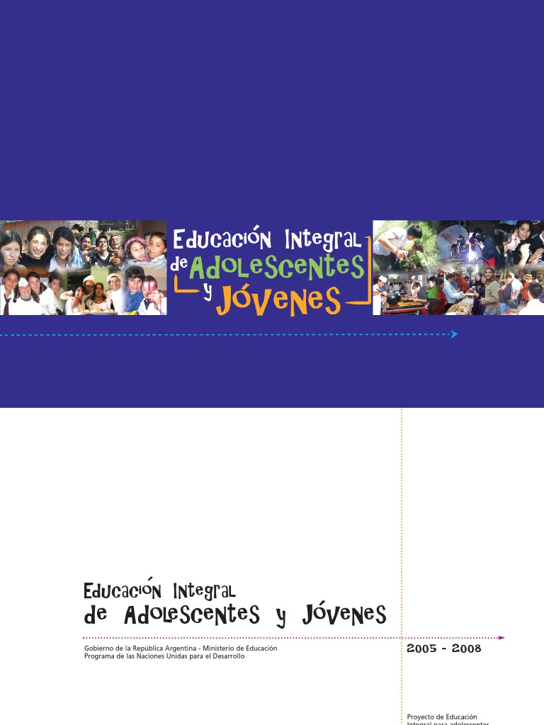 Proyecto de Educación Integral para Adolescentes y Jovenes | PDF ...