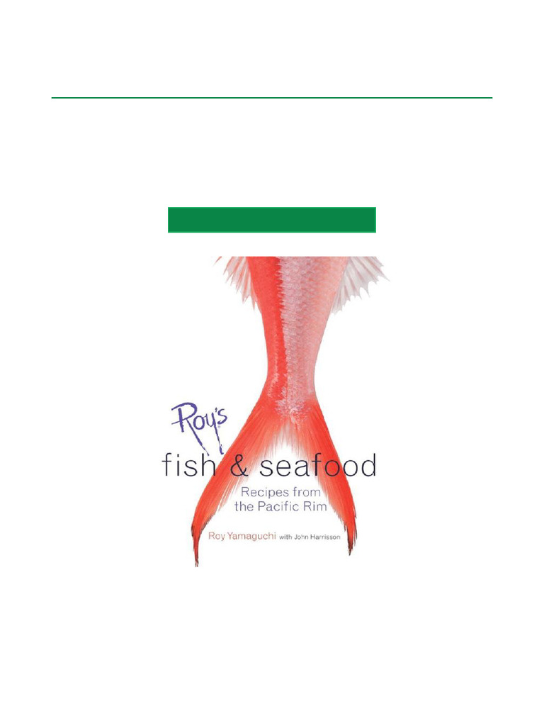Pacific Rim Seafood Cookbook PDF | PDF