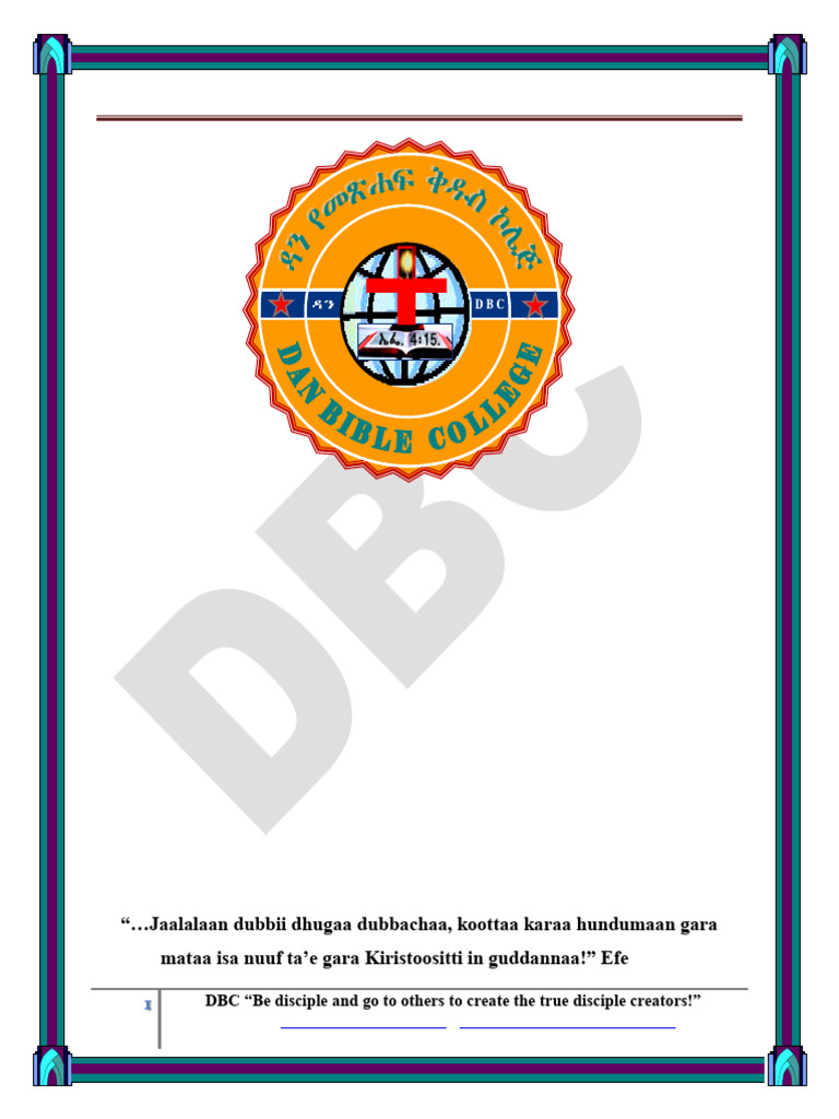 Barsiisa Sobaa (Cults) (Teology) | PDF