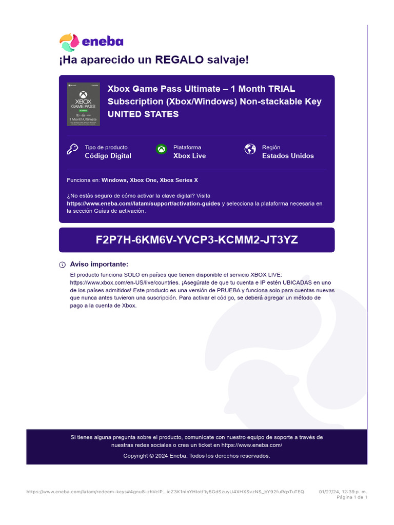 Obtener el producto | ENEBA | PDF