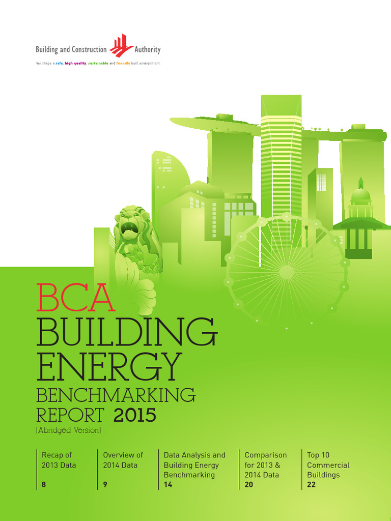 BCA Building Energy Benchmarking 2015 | PDF | Green Building