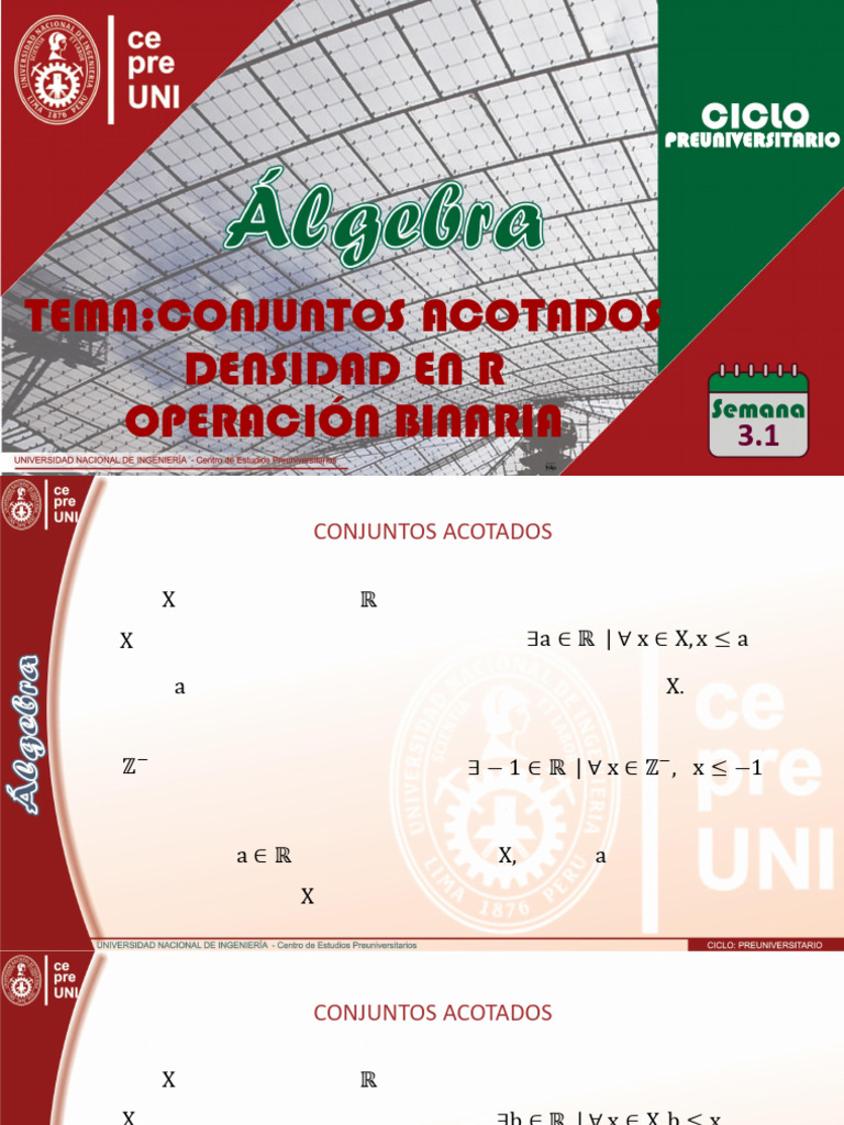 clase 3-1 2024-2 DENSIDAD (1) | PDF | Funciones y mapeos | Álgebra abstracta