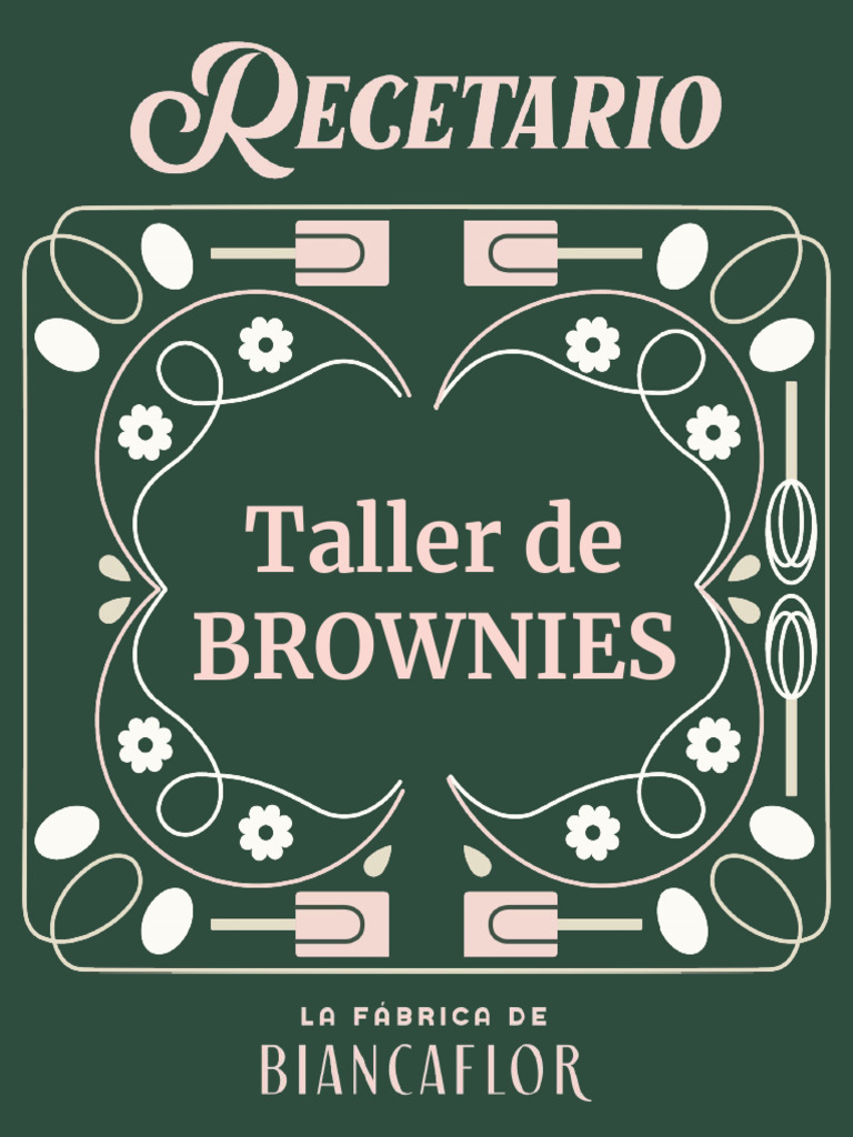 Recetas de Brownies y Blondies | PDF | Chocolate | Tarta de queso