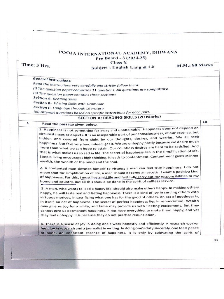 rudra english paper | PDF