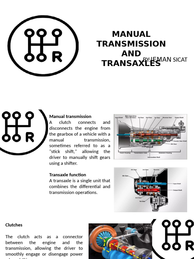 Manual Transmission and Transaxles | PDF