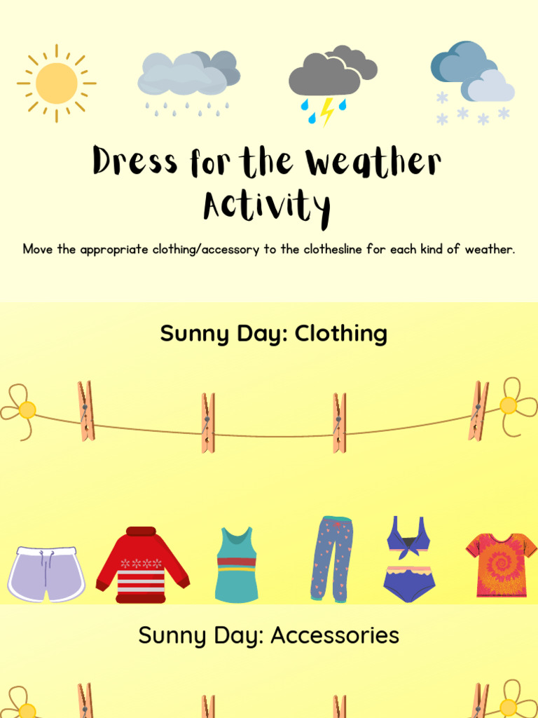 Dress For The Weather | PDF