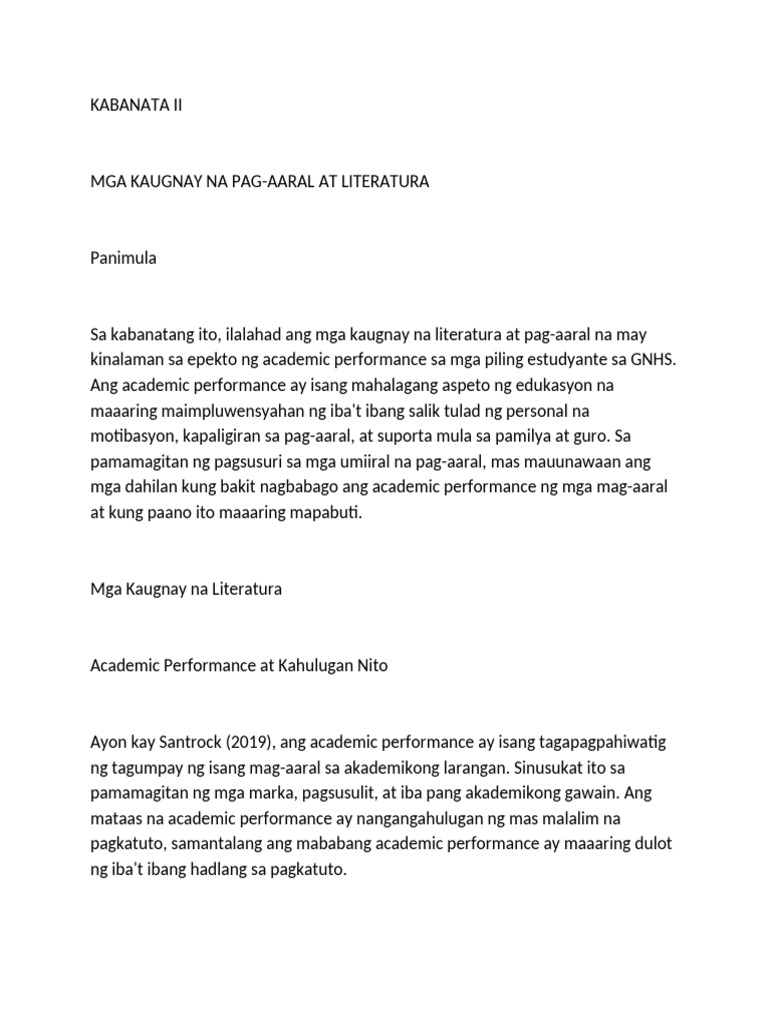 KABANATA II-WPS Office | PDF