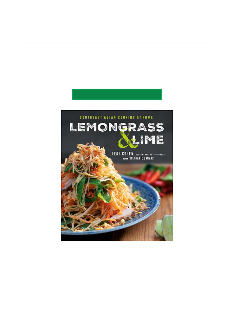 Five Star Lemongrass and Lime Southeast Asian Cooking at Home A ...