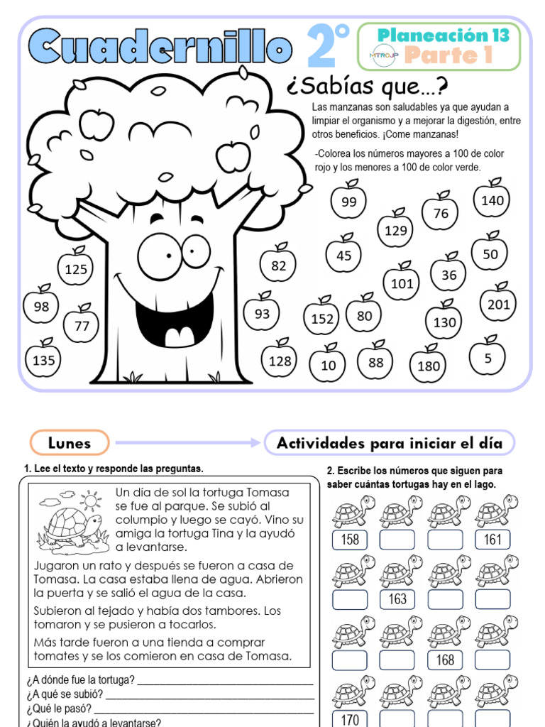 Cuad Parte 1 2° | PDF