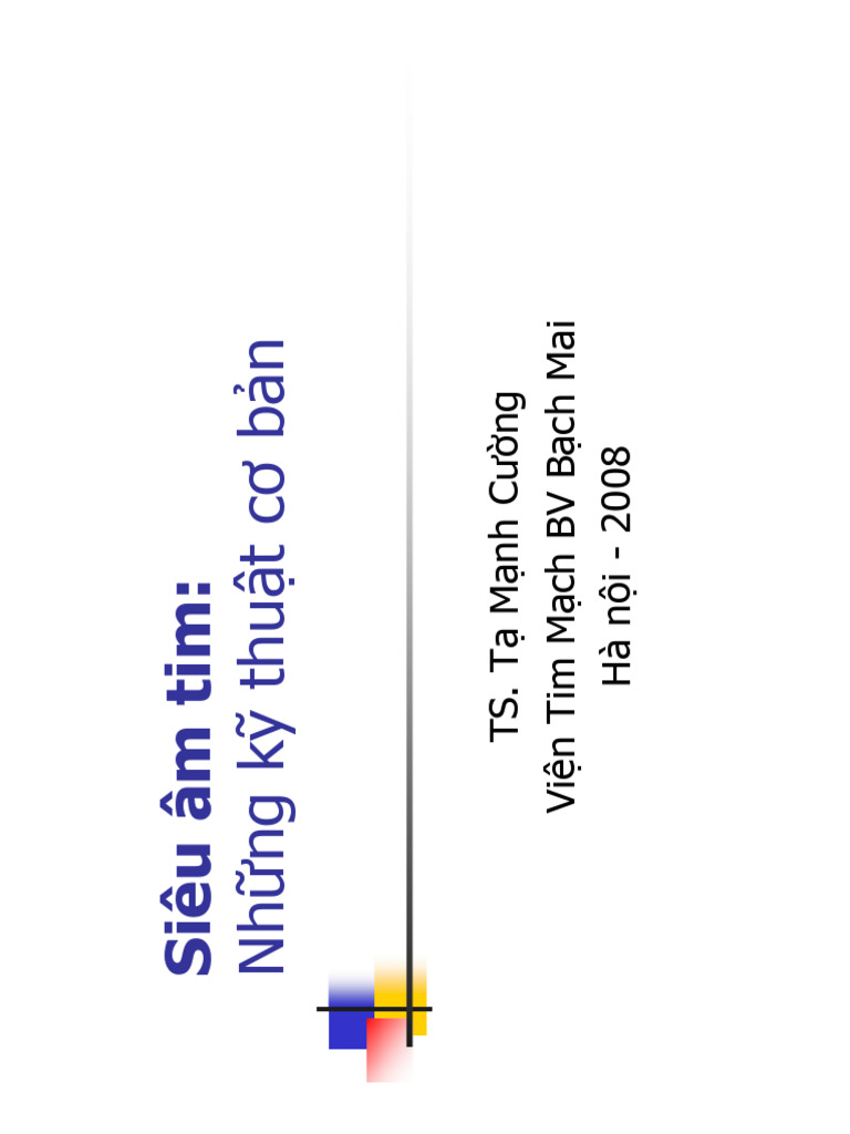 Nhung Ky Thuat Sieu Am Tim Co Ban | PDF